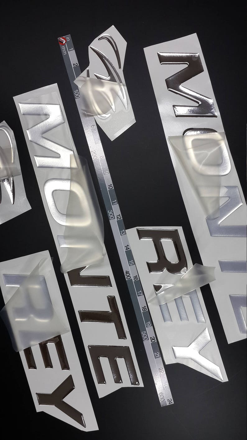 Monterey Boat Emblems 30" Chrome + FREE FAST Delivery DHL Express ...