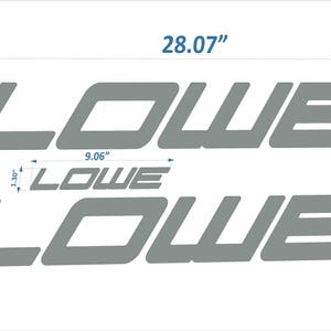 Lowe Boats Emblems 28" + FREE FAST Delivery DHL Express - Etsy