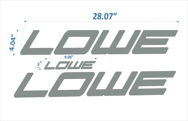 Lowe Boats Emblems 28" + FREE FAST Delivery DHL Express - Etsy