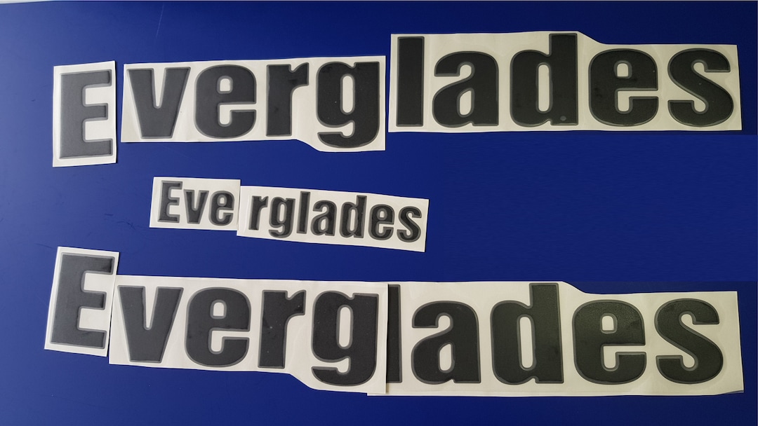 Everglades Boat Emblem 32" Black + FREE FAST Delivery DHL Express ...