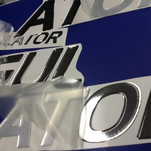 Regulator Boat Emblems 26" Chrome + FREE FAST Delivery DHL Express ...