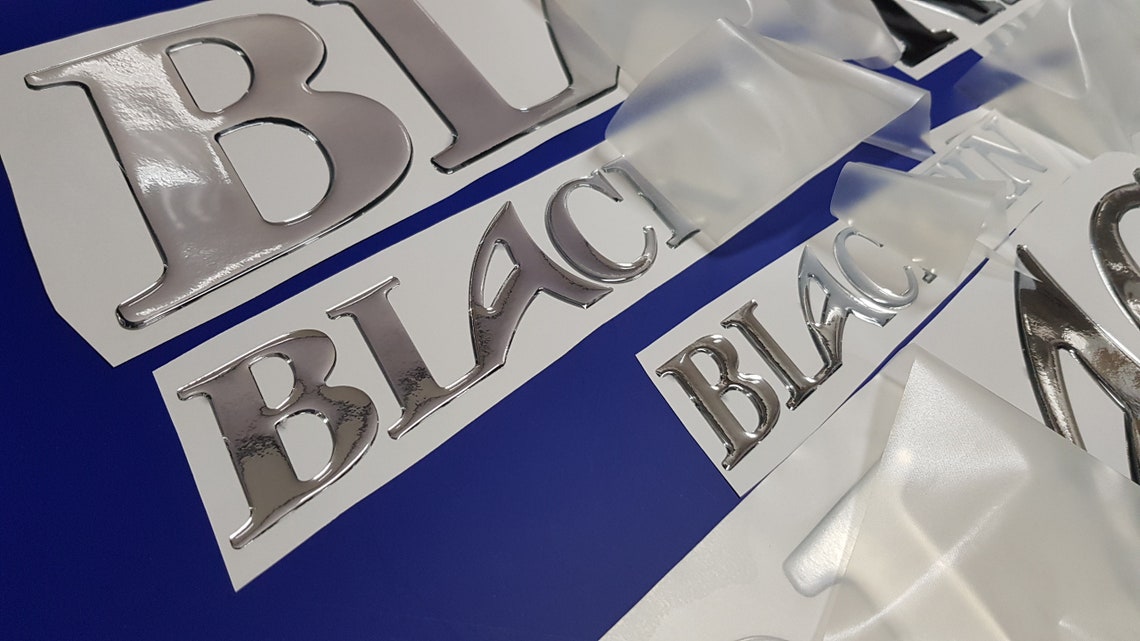 Blackfin boat Emblems 42 chrome FREE FAST delivery DHL | Etsy