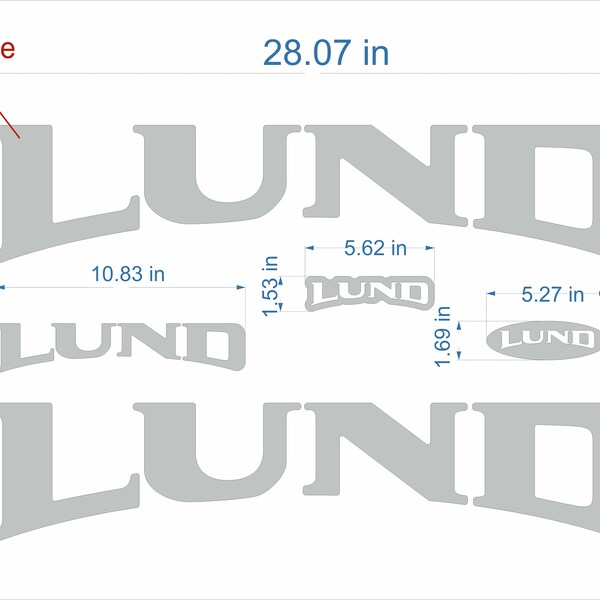 Lund Boat Decals - Etsy