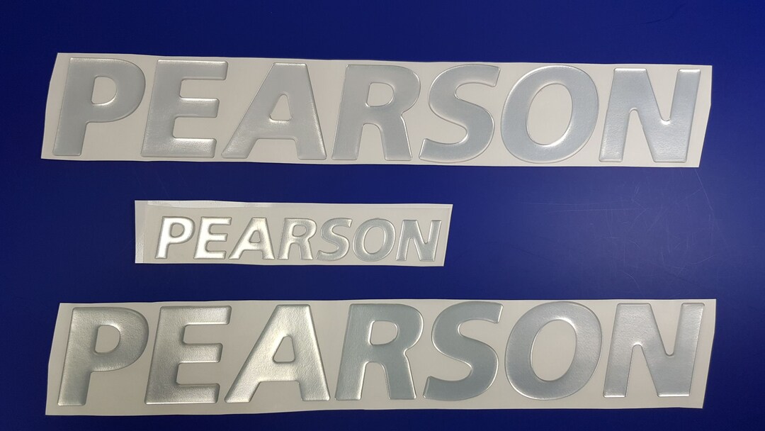 Pearson Boats Emblems 22" Chrome + FREE FAST Delivery DHL Express ...