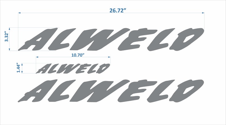 Alweld Boats Emblem 26 FREE FAST Delivery DHL Express - Etsy