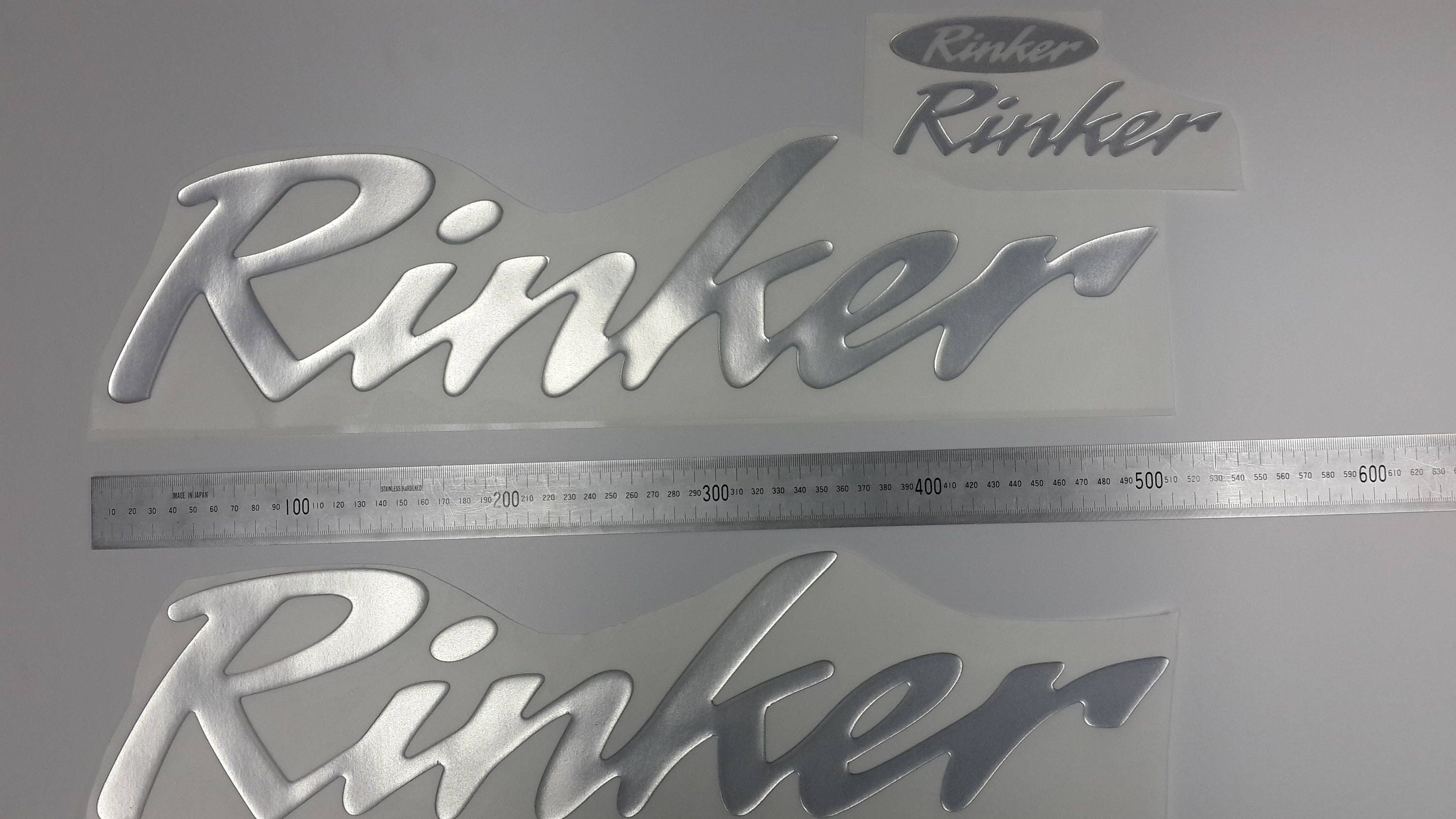 Rinker Boat Emblems 20 Chrome FREE FAST Delivery DHL - Etsy