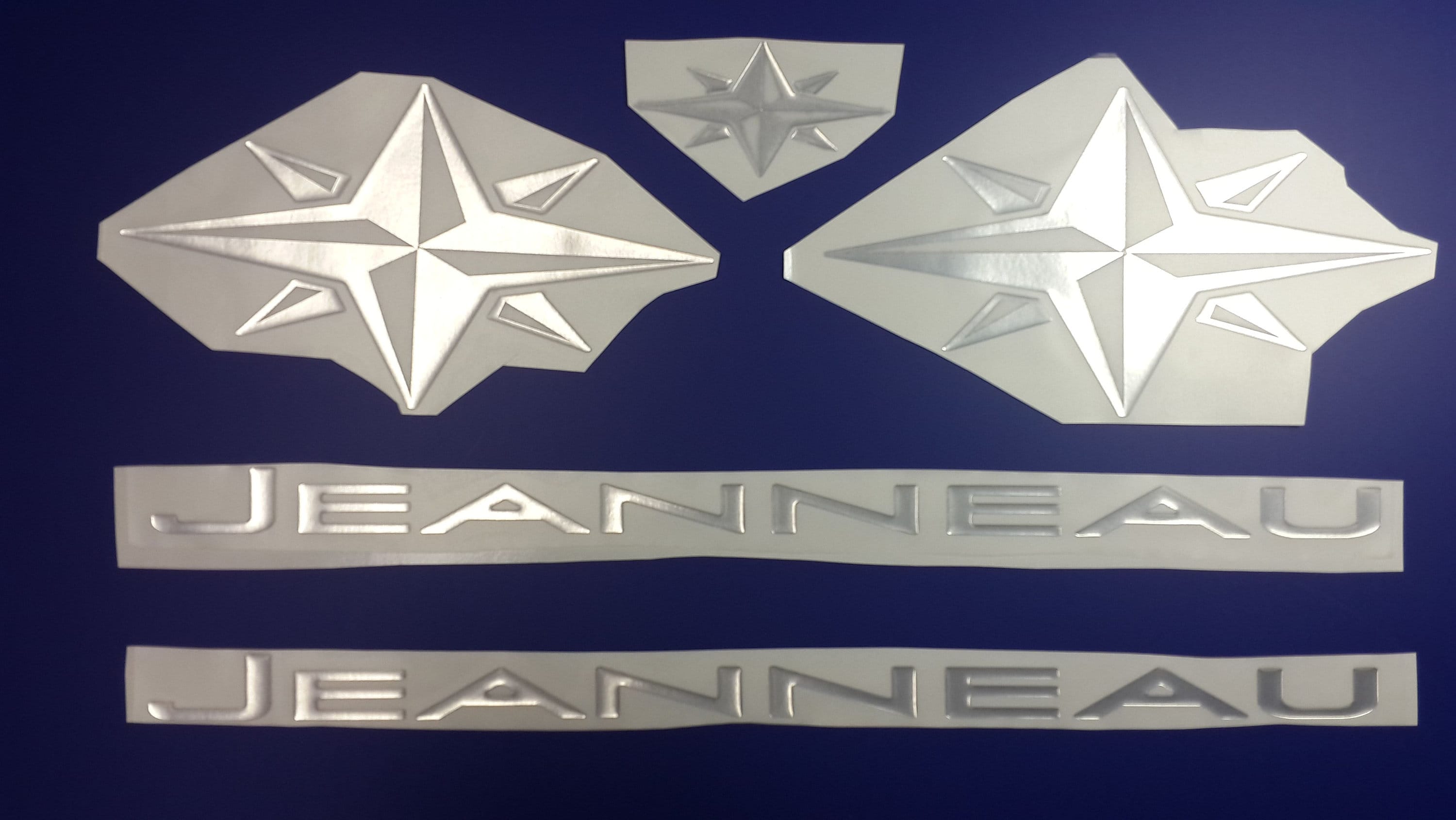 Jeanneau Boat Emblems 22" + FREE FAST Delivery DHL Express - Stickers ...