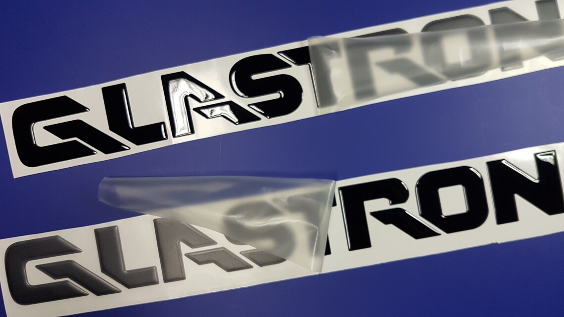 Glastron Boat Emblems 22 Black FREE FAST Delivery DHL | Etsy