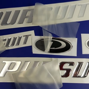 Pursuit Boat Emblems 13" Chrome + FREE FAST Delivery DHL Express ...