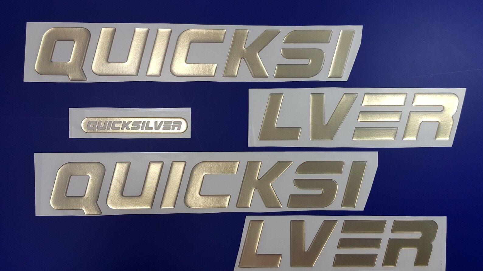 Quicksilver Boat Emblems 29 Gold FREE FAST Delivery - Etsy