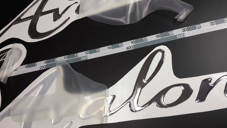 Avalon Pontoon Boat Emblems 22" Chrome + FREE FAST Delivery DHL Express ...