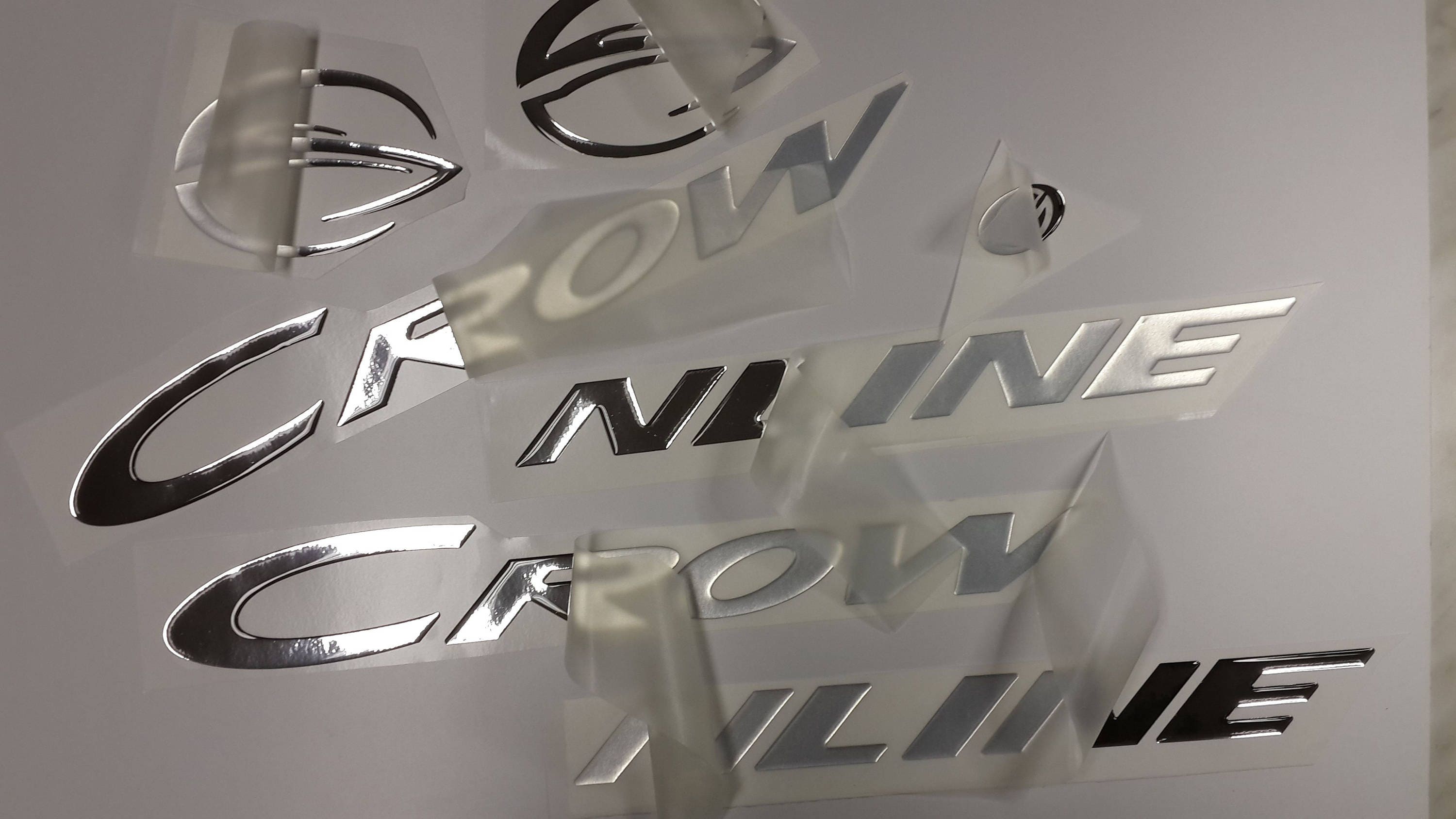 Crownline Boat Emblems 33" Chrome + FREE FAST Delivery DHL Express ...