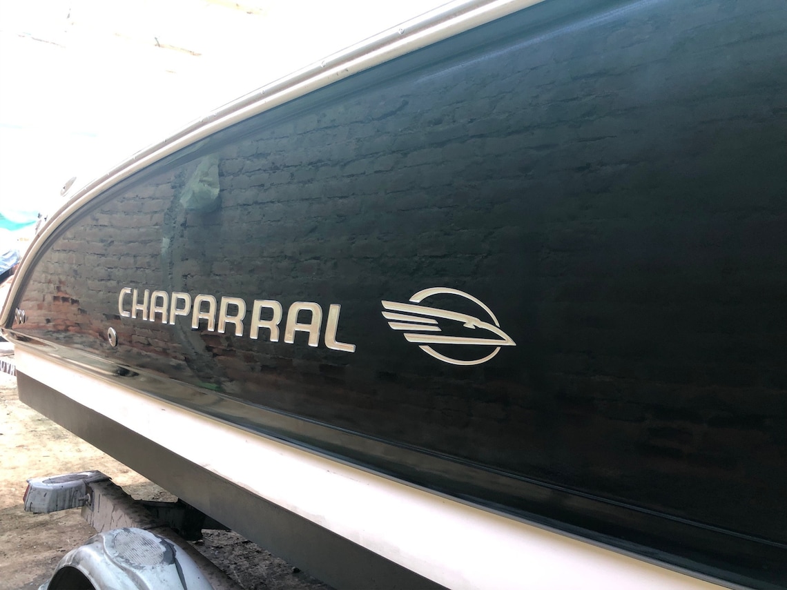 Chaparral Boat Emblems 30" Chrome + FREE FAST Delivery DHL Express ...