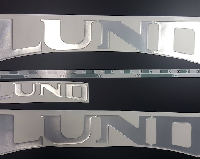 Lund Boat Emblems 22 FREE FAST Delivery DHL Express Stickers Set ...