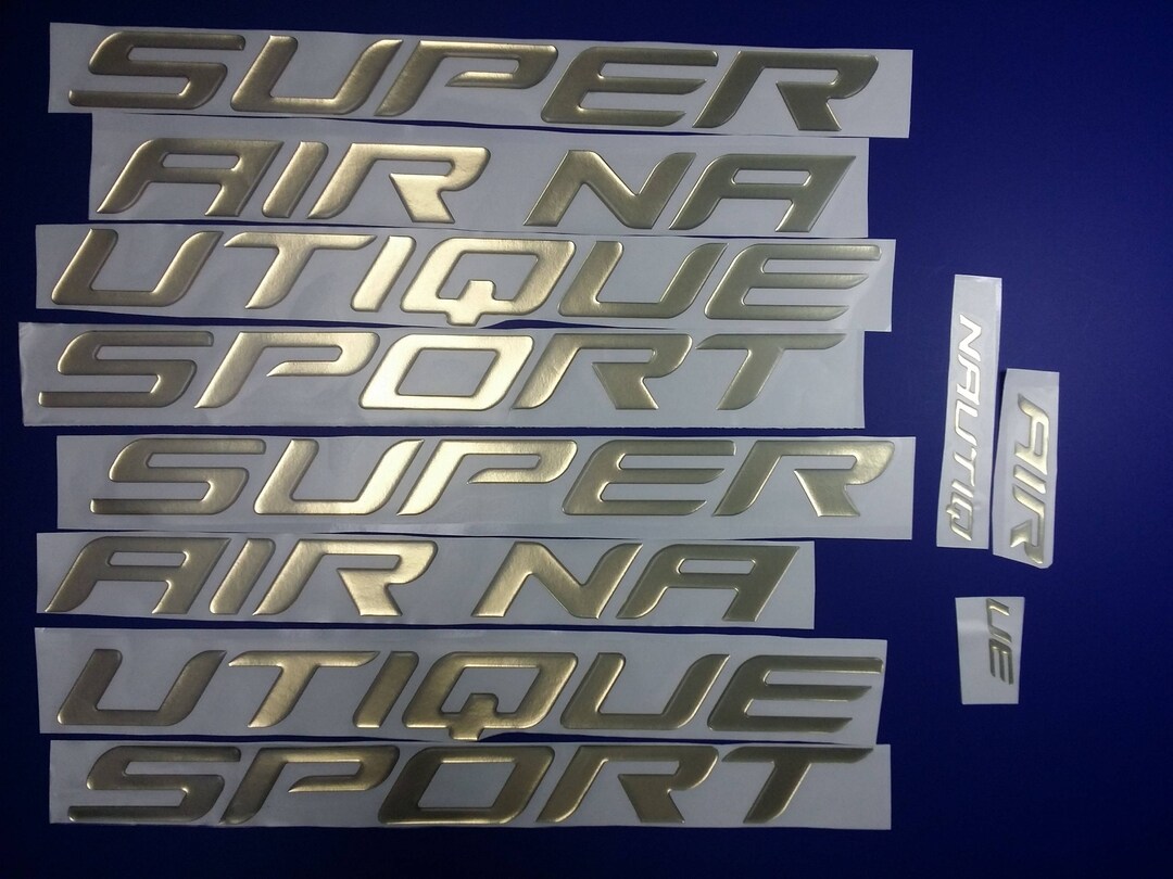 Super Air Nautique Sport Boat Emblems 73" Gold + FREE FAST Delivery DHL ...