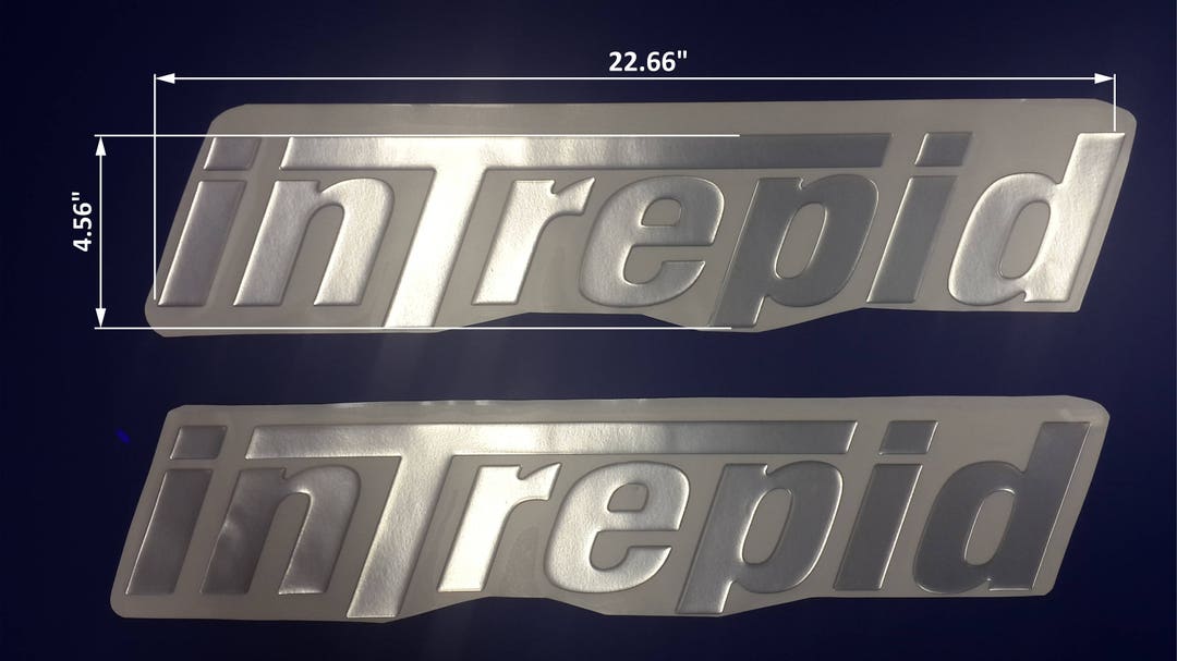 Intrepid Boats Emblems 22 Chrome FREE FAST Delivery DHL Express ...
