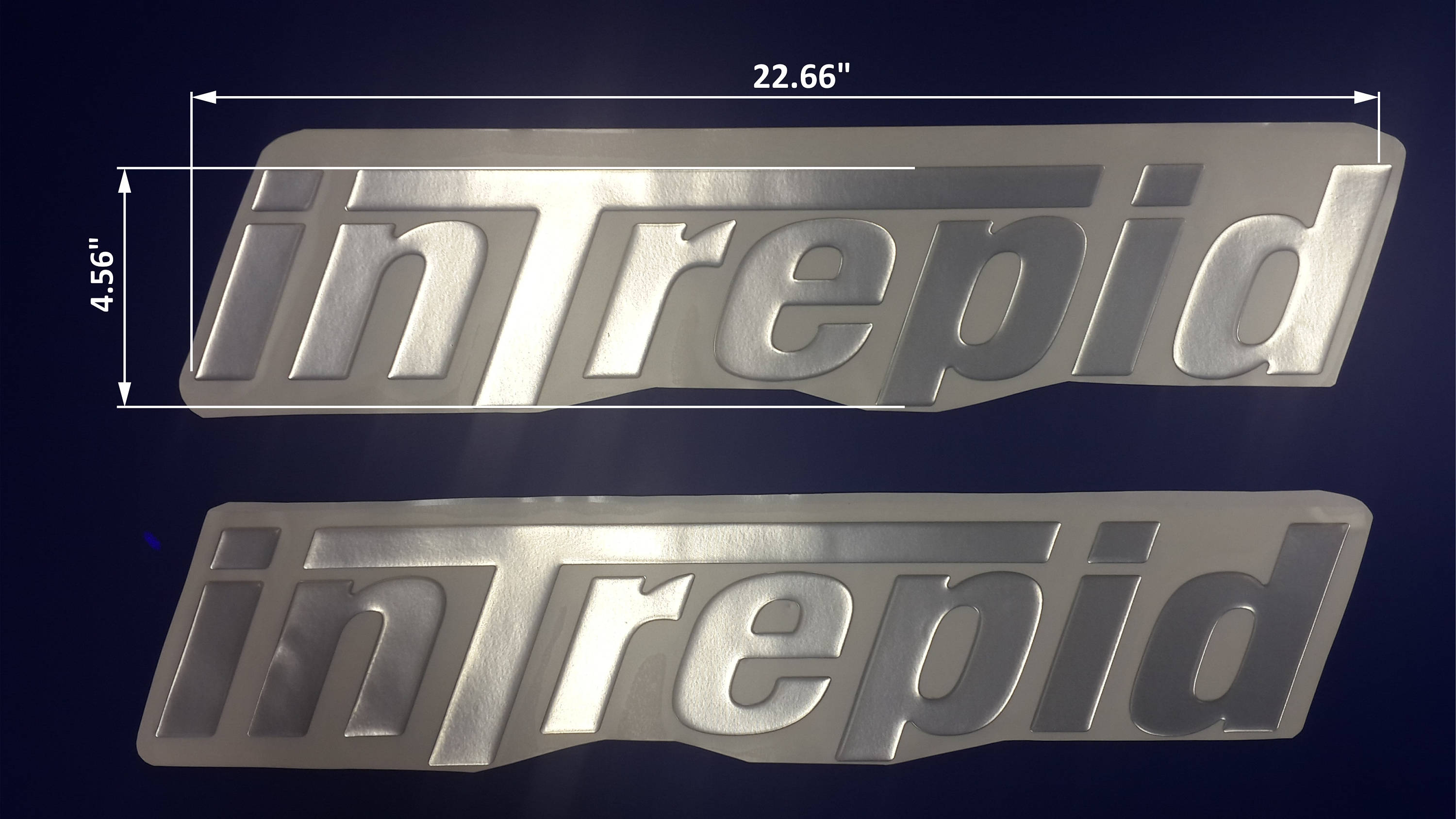 Intrepid Boats Emblems 22 Chrome FREE FAST Delivery - Etsy