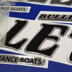 Bullet Boats Emblem 22" + FREE FAST Delivery DHL Express - Stickers Set ...