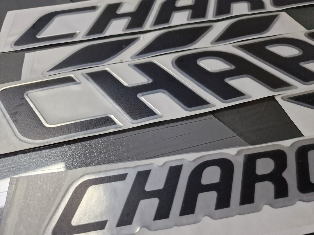 Charger Boat Emblems 21" Chrome Black + FREE FAST Delivery DHL Express ...