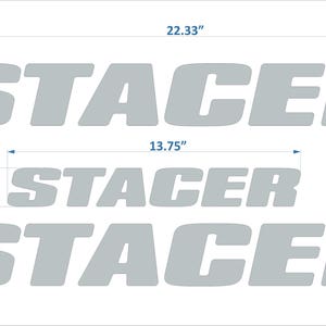 Stacer Boat Emblems 22" + FREE FAST Delivery DHL Express - Etsy