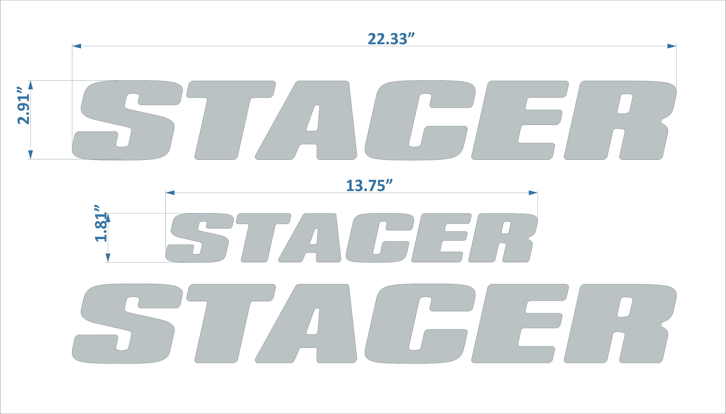 Stacer Boat Emblems 22 FREE FAST Delivery DHL Express - Etsy