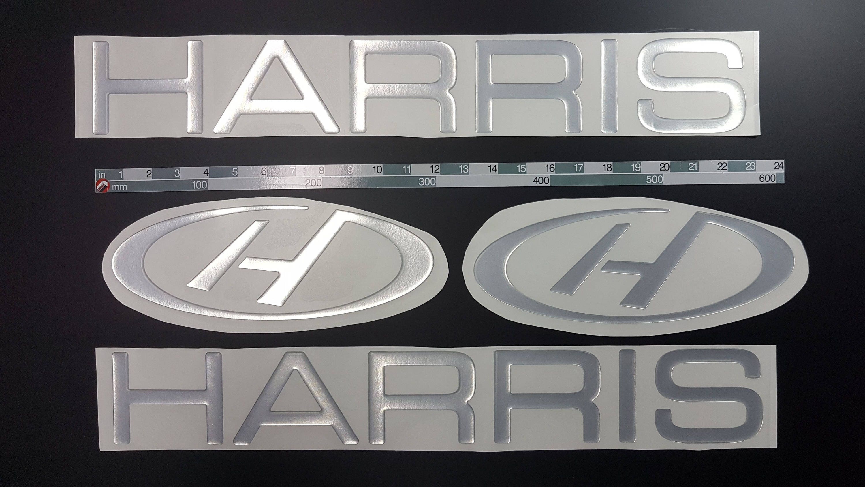 Harris Pontoon Boat Emblems 22" + FREE FAST Delivery DHL Express ...