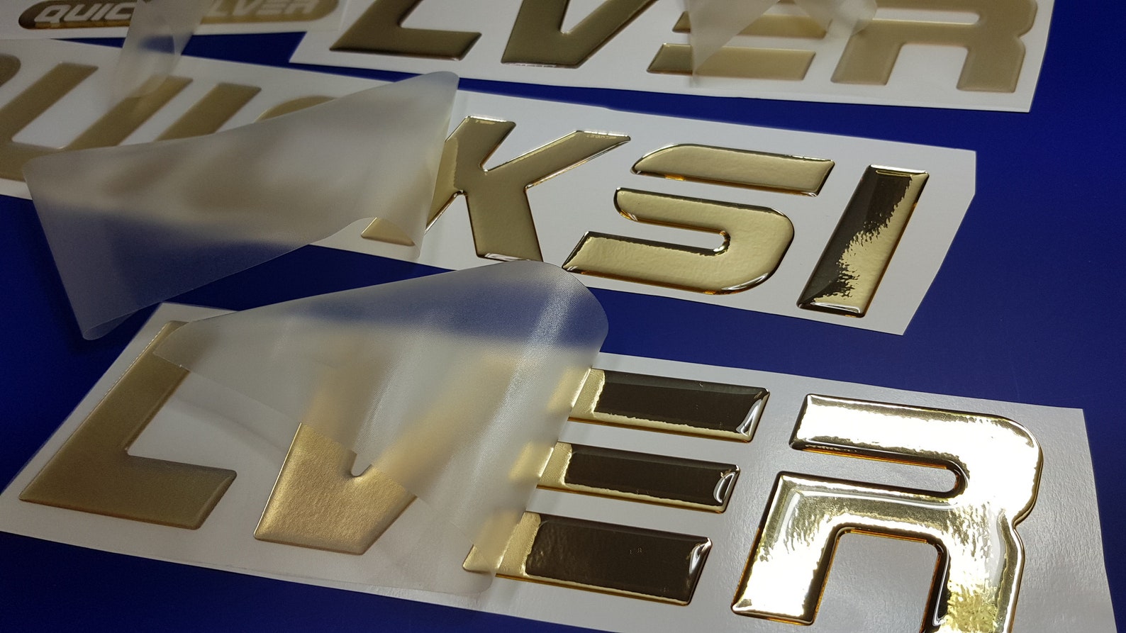 Quicksilver Boat Emblems 29" Gold + FREE FAST Delivery DHL Express ...