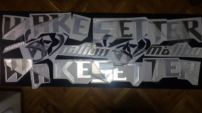Malibu Wakesetter Boat Emblems 100 Chrome FREE FAST - Etsy