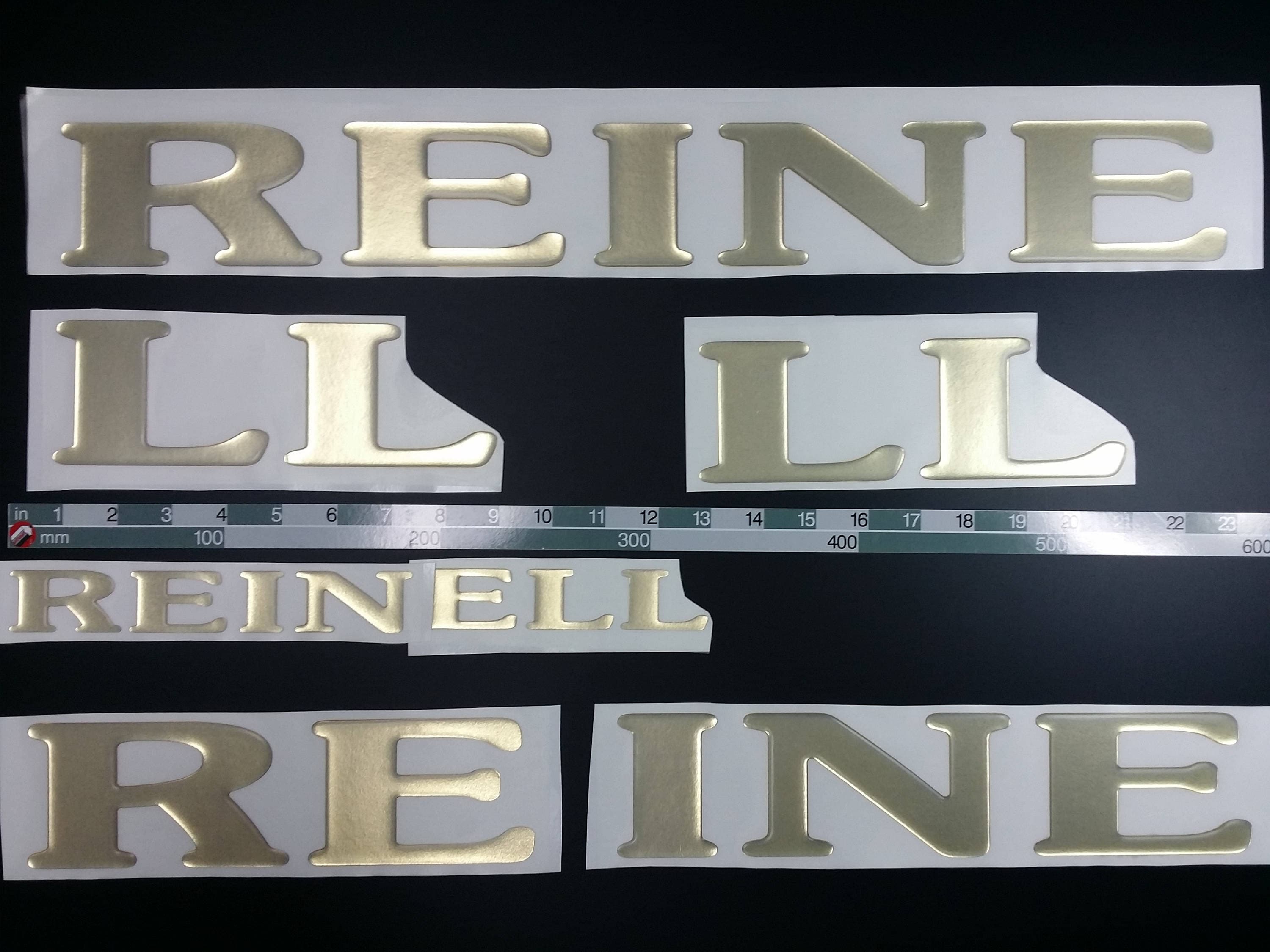Reinell Boats Emblems 30" Gold + FREE FAST Delivery DHL Express ...