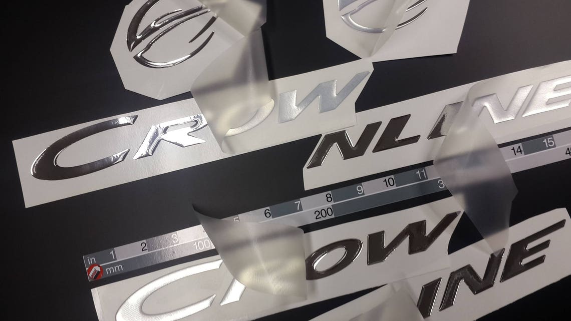 Crownline Boat Emblems 20 Chrome FREE FAST Delivery | Etsy