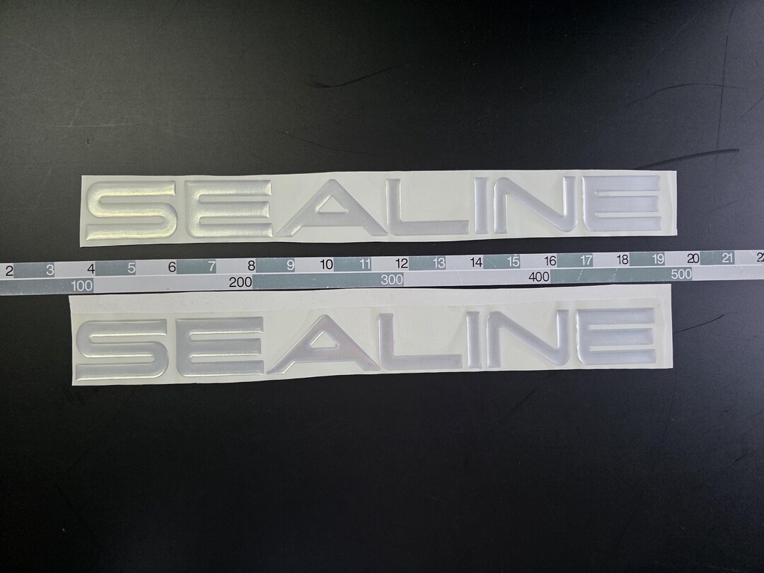 Sealine Boat Emblems 15" Chrome + FREE FAST Delivery DHL Express ...