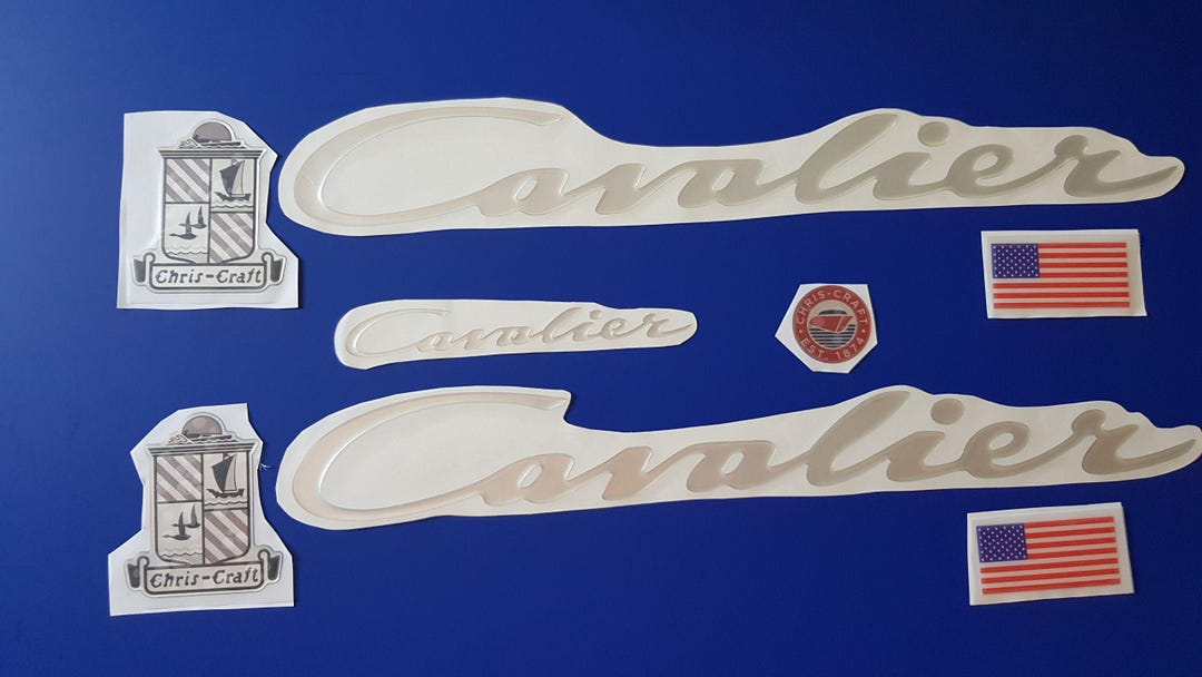 Chris Craft Cavalier Boat Emblems 22" Chrome + FREE FAST Delivery DHL ...