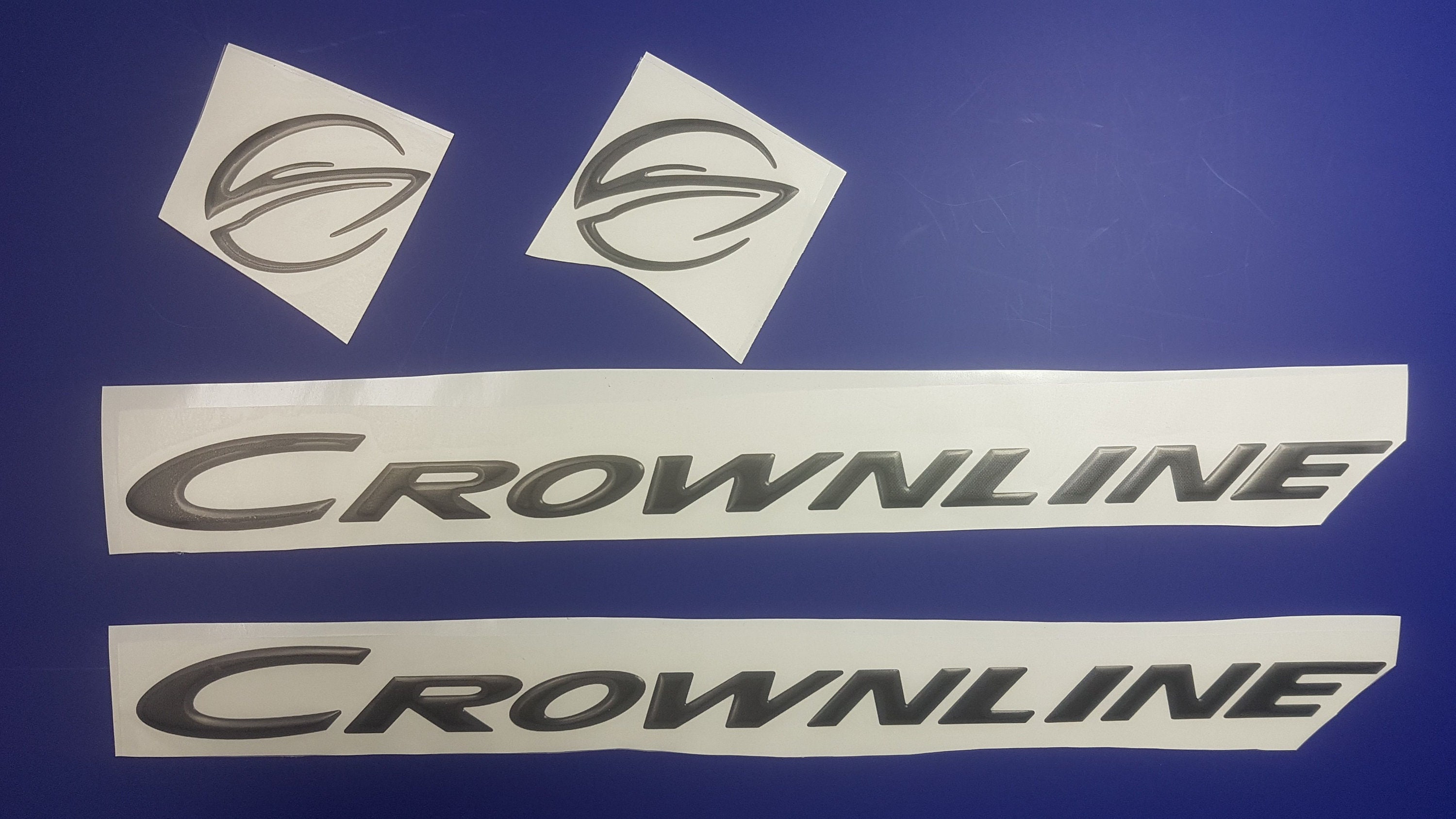Crownline Boat Emblems 20" Black + FREE FAST Delivery DHL Express ...
