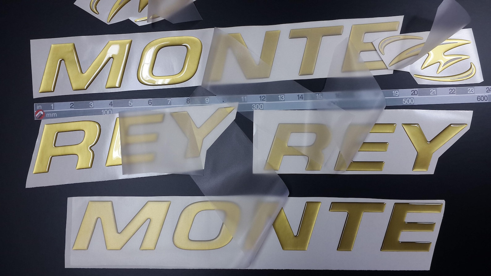 Monterey Boat Emblems 31" Old Gold + FREE FAST Delivery DHL Express ...
