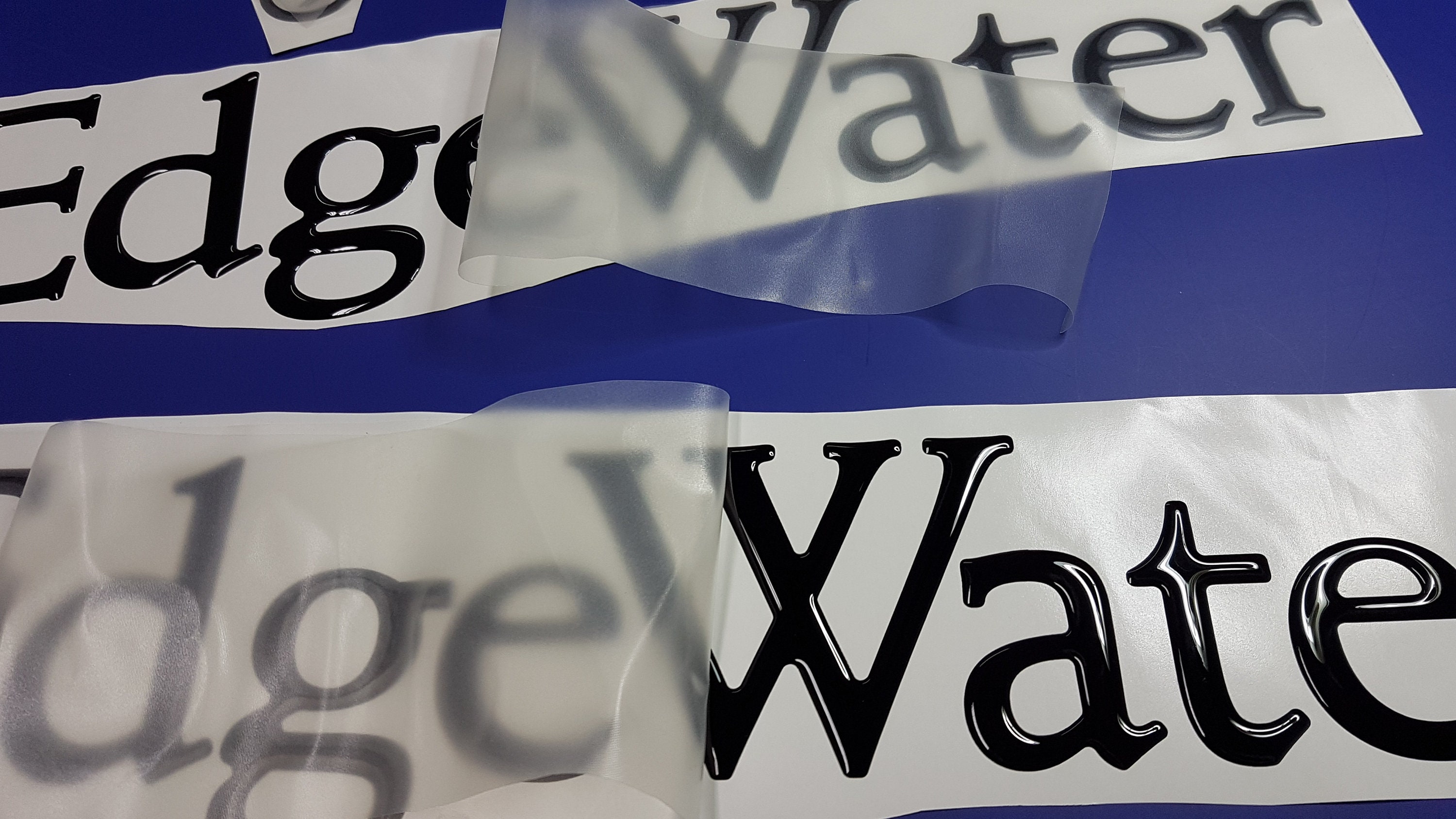 Edgewater Boats Emblems 25" Black + FREE FAST Delivery DHL Express ...