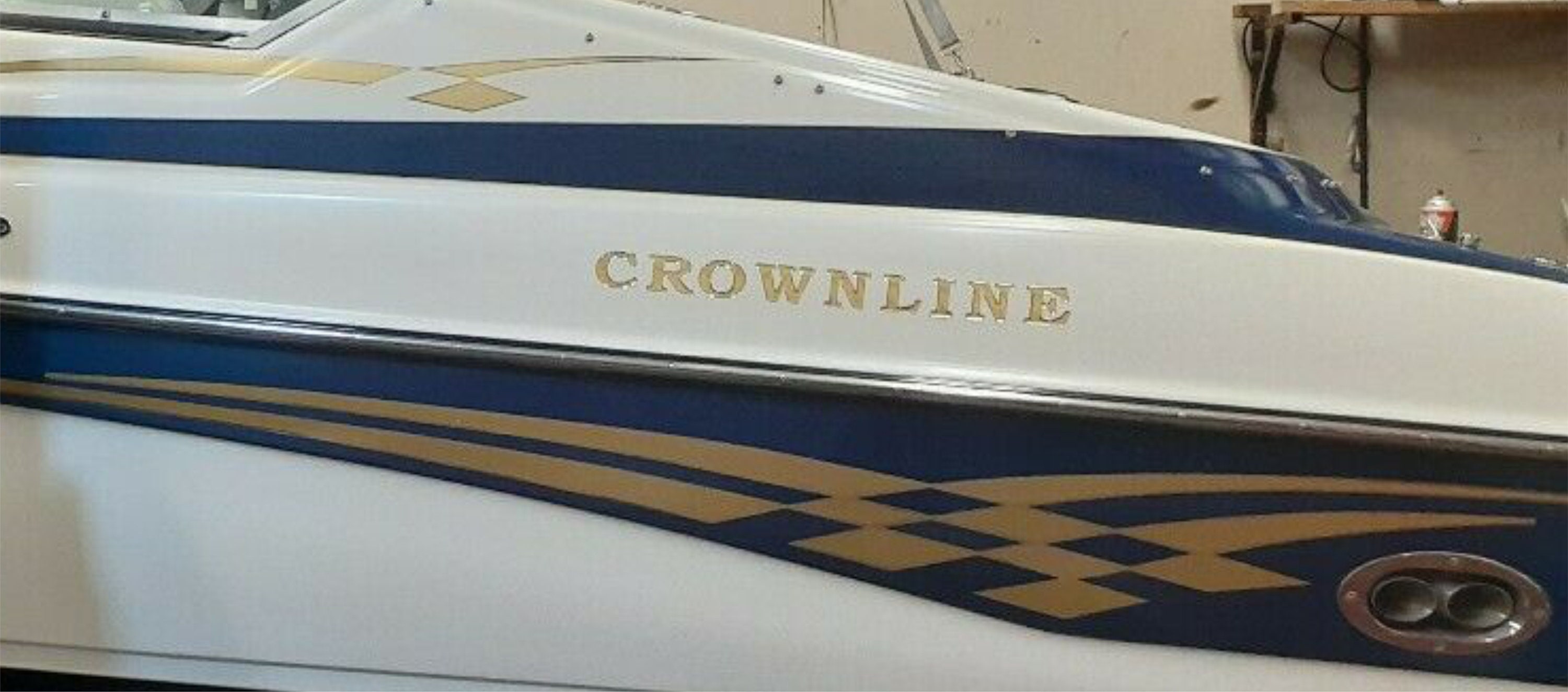 Crownline Boat Emblems 30 Gold FREE FAST Delivery DHL - Etsy