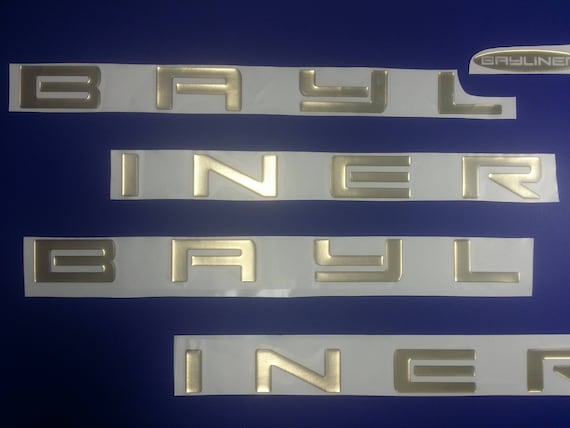 Bayliner Boats Emblems 44 Gold FREE FAST Delivery DHL | Etsy