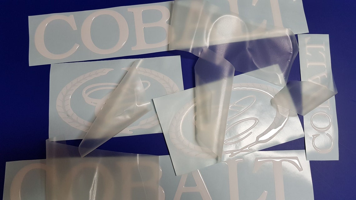 Cobalt Boat Emblem 20 White FREE FAST Delivery DHL | Etsy