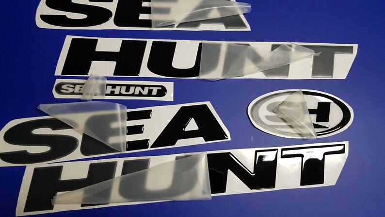 Sea Hunt Boat Emblems 38 Black FREE FAST Delivery DHL | Etsy