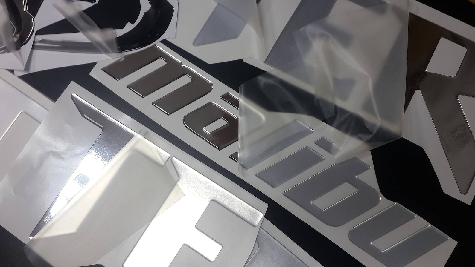 Malibu Wakesetter Boat Emblems 100 Chrome FREE FAST - Etsy