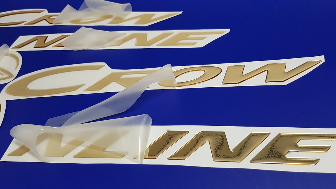 Crownline Boat Emblems 33 Gold FREE FAST Delivery DHL - Etsy