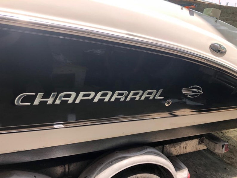 Chaparral Boat Emblems 32" Gold + FREE FAST Delivery DHL Express ...