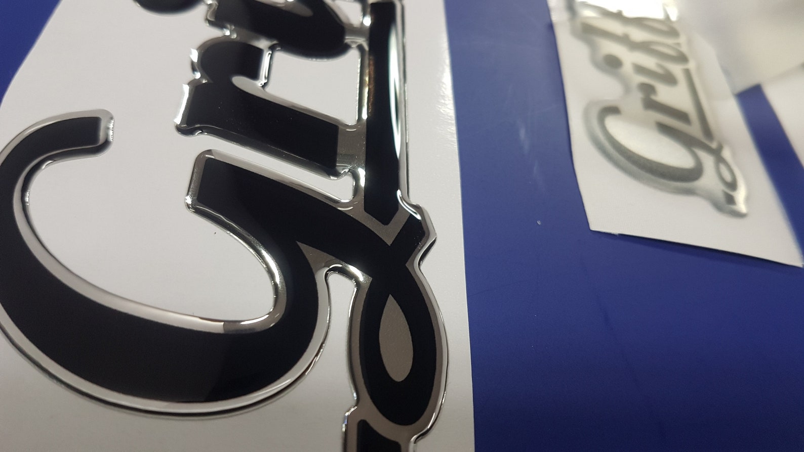 Griff Craft Boat Emblem 13 Chrome Black FREE FAST | Etsy