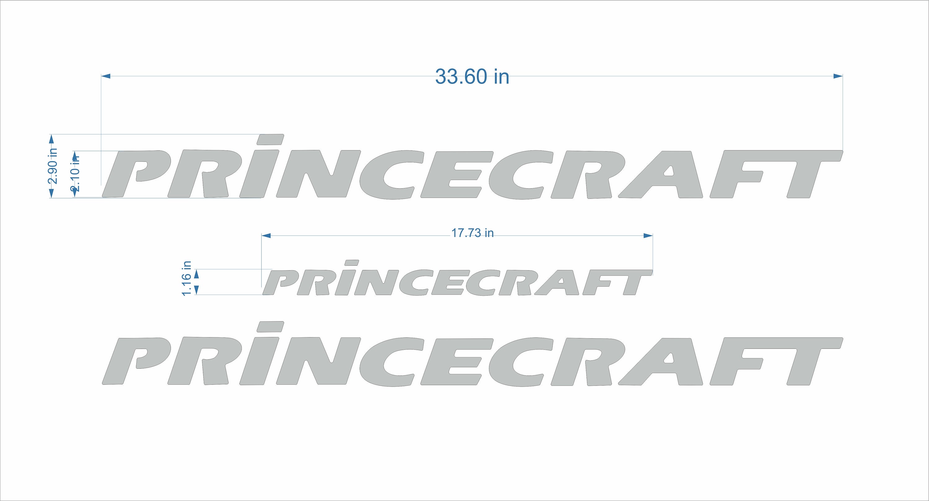 Princecraft Boats Emblems 33 FREE FAST Delivery DHL | Etsy Canada