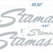 Stamas Boat Emblems 20 FREE FAST Delivery DHL Express Stickers Set ...