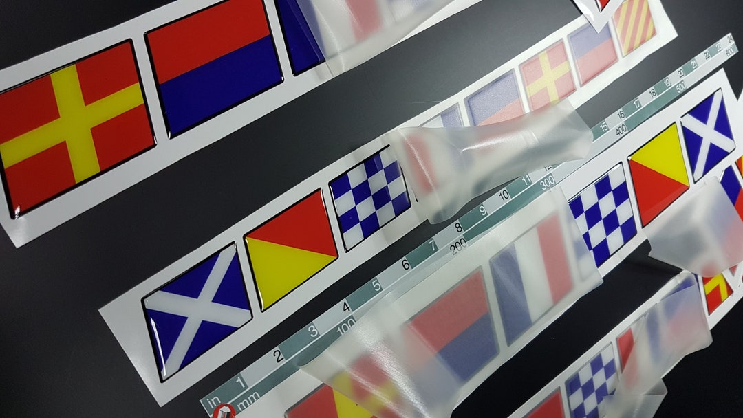 Monterey Flags Boat Emblems 2x(52cm+4.4cm) + FREE FAST Delivery DHL ...
