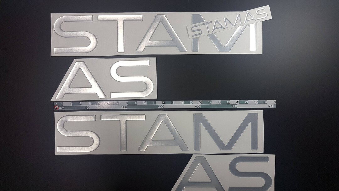 Stamas Boat Emblems 33" + FREE FAST Delivery DHL Express - Stickers Set ...