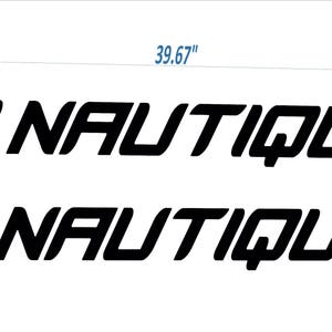 Ski Nautique Boat Emblems 40" Black + FREE FAST Delivery DHL Express ...