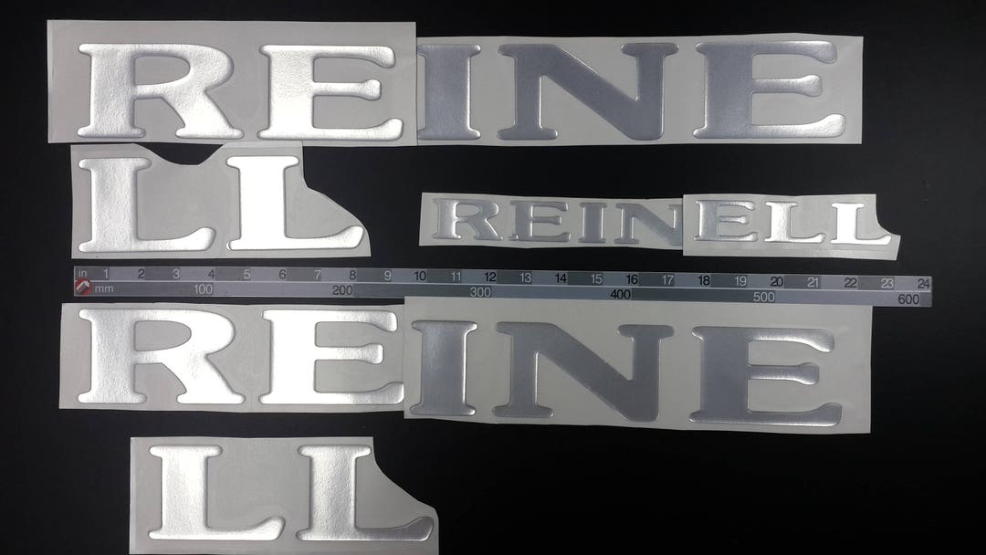 Reinell Boat Emblems 30" Chrome + FREE FAST Delivery DHL Express ...