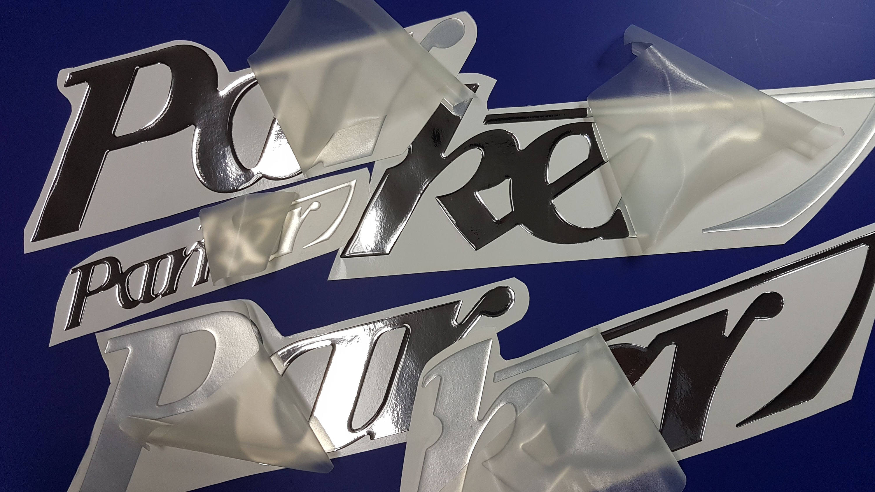 Parker Boat Emblems 30 Chrome FREE FAST Delivery DHL | Etsy